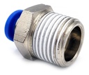 10 Pz De Conector/racor Rápido Neumático Recto 3/8 Npt X 6mm | Instrutek